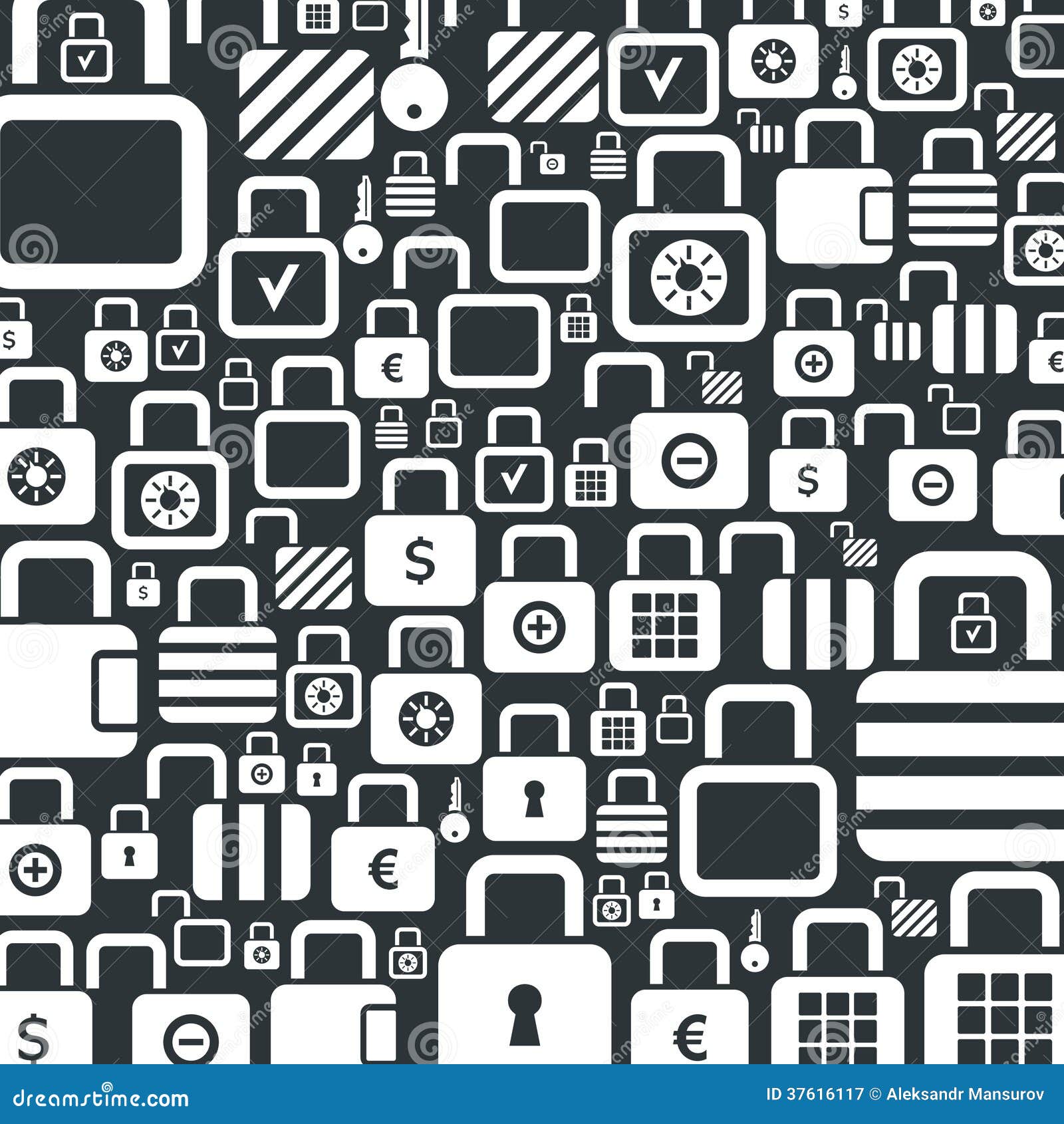 Lock a background2 stock vector. Illustration of symbol - 37616117