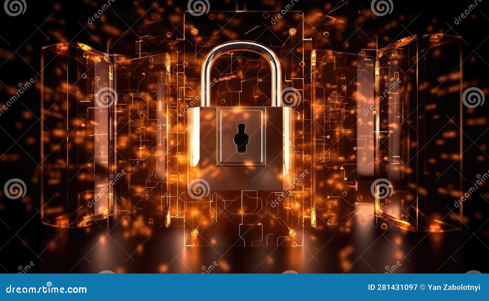 Bronze And Black Color Fern Background. Neural Network AI Generated ...