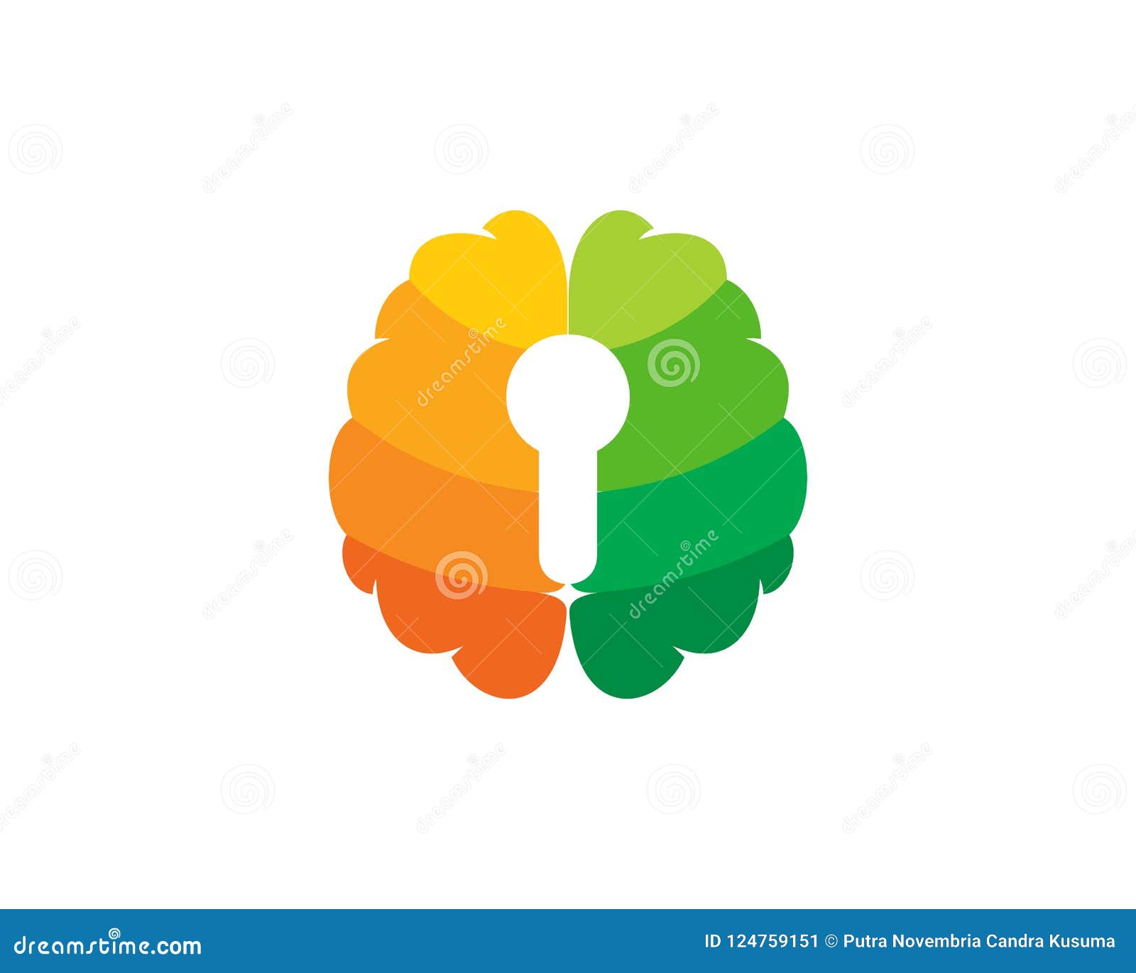 Lock Brain Logo Icon Design Stock Vector - Illustration of abstract ...