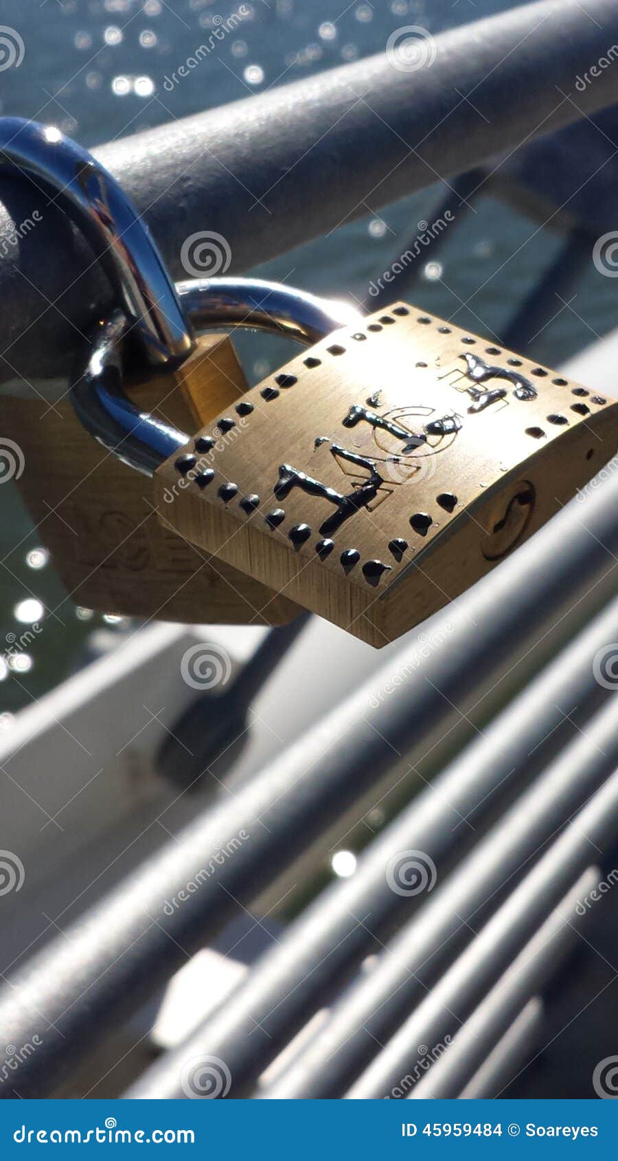 Lock bridge stock photo. Image of metal, creative, bridges - 45959484
