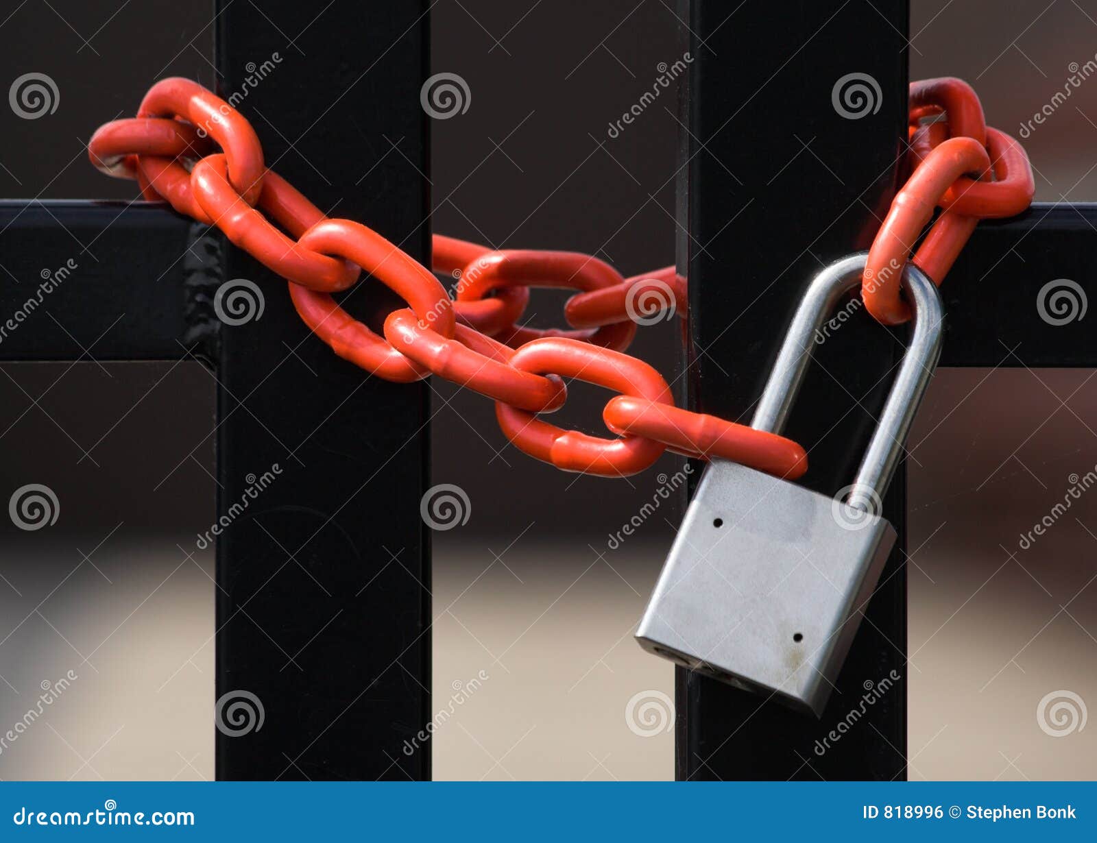 Lock and Chain stock photo. Image of protect, locking, locked - 818996