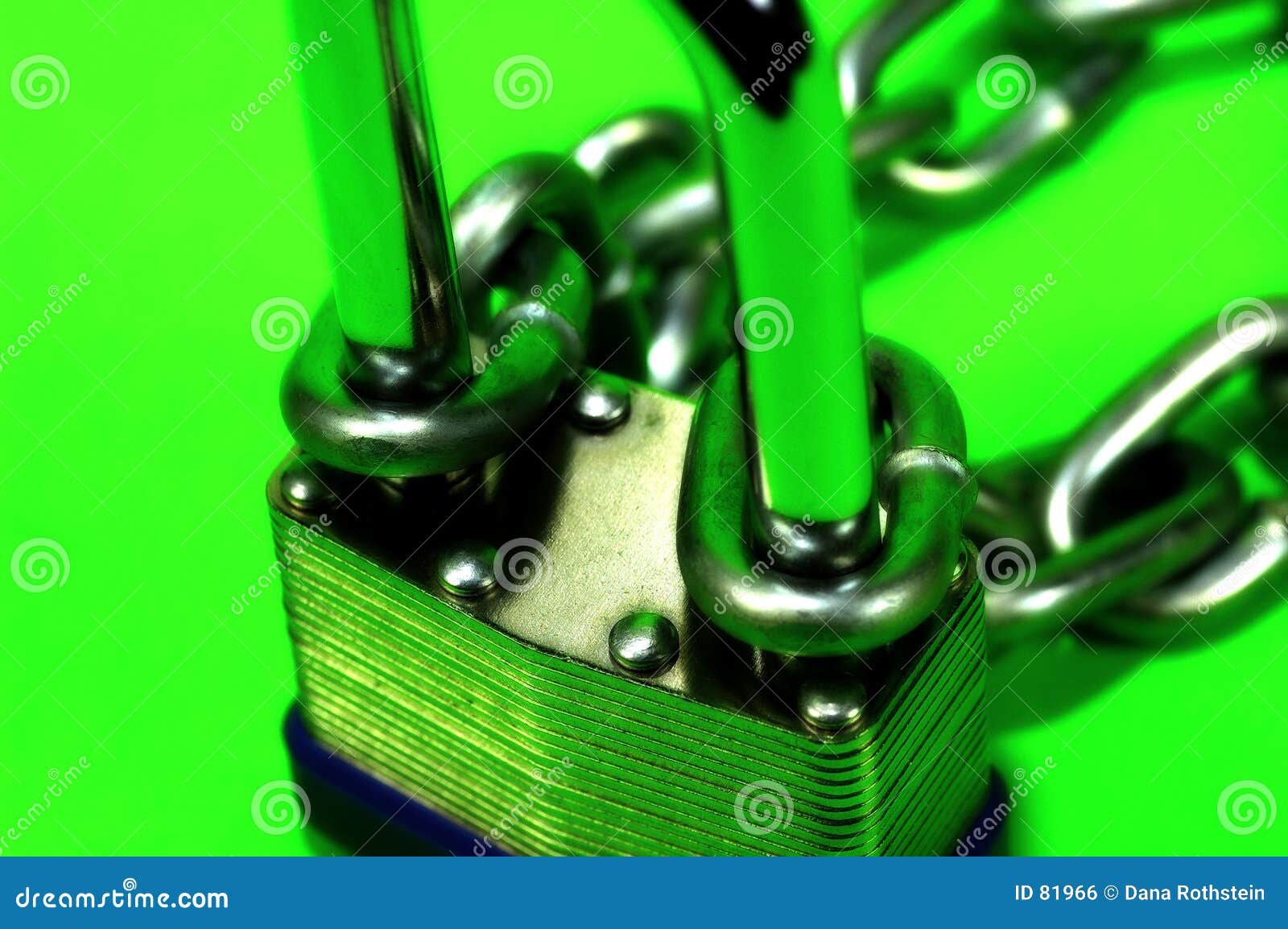Lock and Chain stock photo. Image of security, colorful - 81966