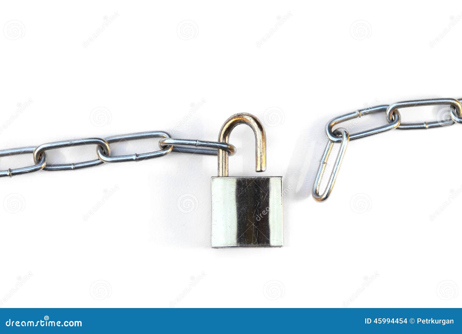 Lock and chain stock photo. Image of liberty, fetters - 45994454