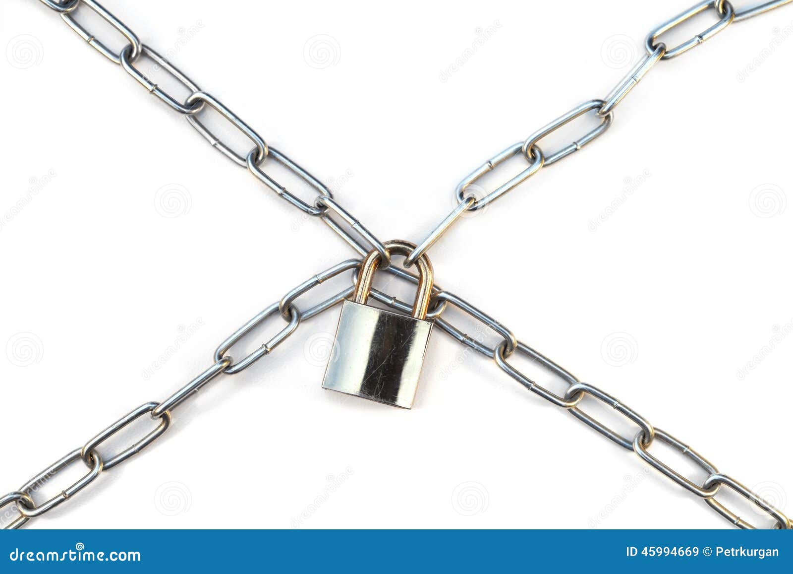 Lock and chain stock image. Image of lock, watchman, secret - 45994669