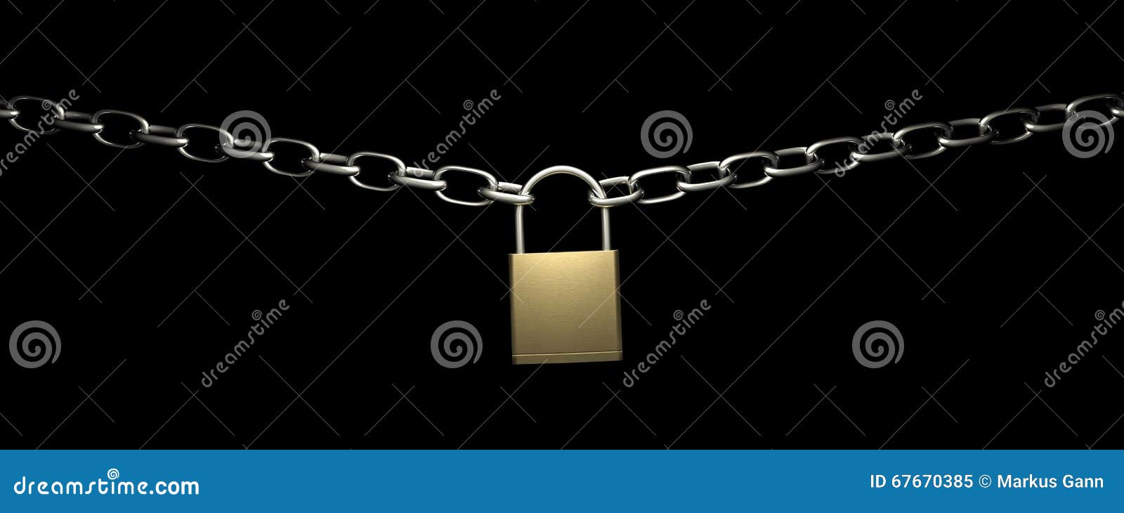 Lock with chains stock illustration. Illustration of decoration - 67670385