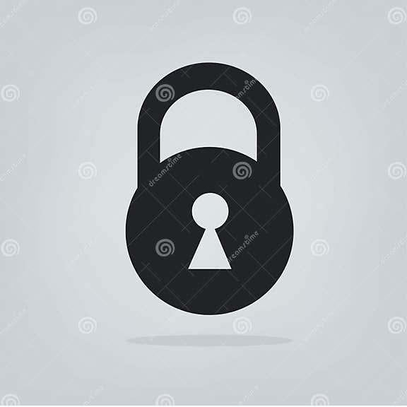 Lock Circle, Icon, Eps, Vector Stock Vector - Illustration of privacy ...