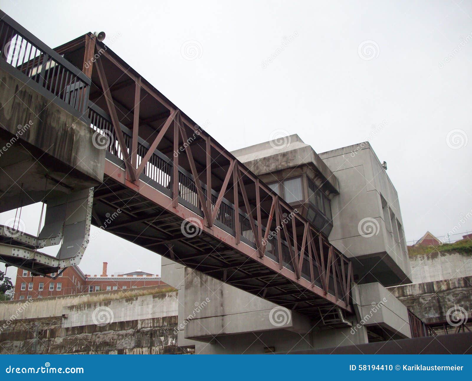 Lock and Dam No. 1 stock photo. Image of infrastructure - 58194410