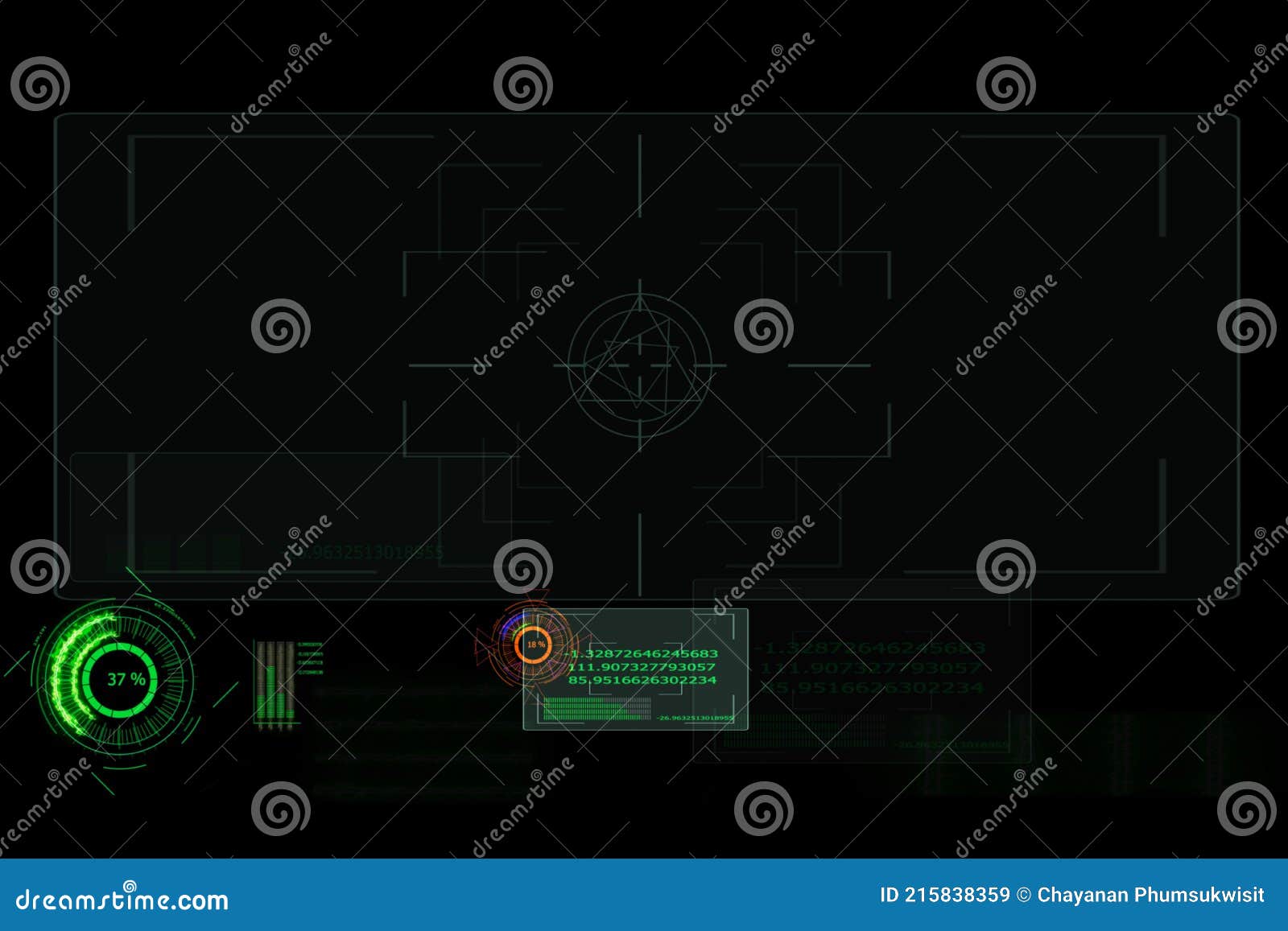Lock Digital Meter Power Energy and Digital Numeric Bar Stock ...