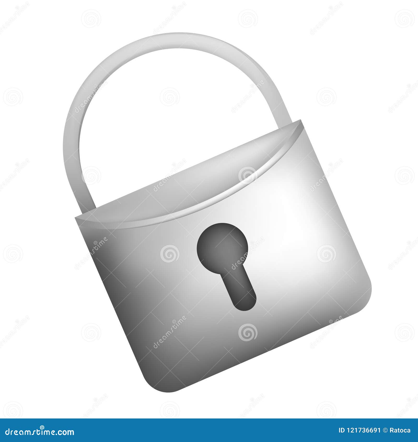 Lock draw design stock vector. Illustration of creative - 121736691