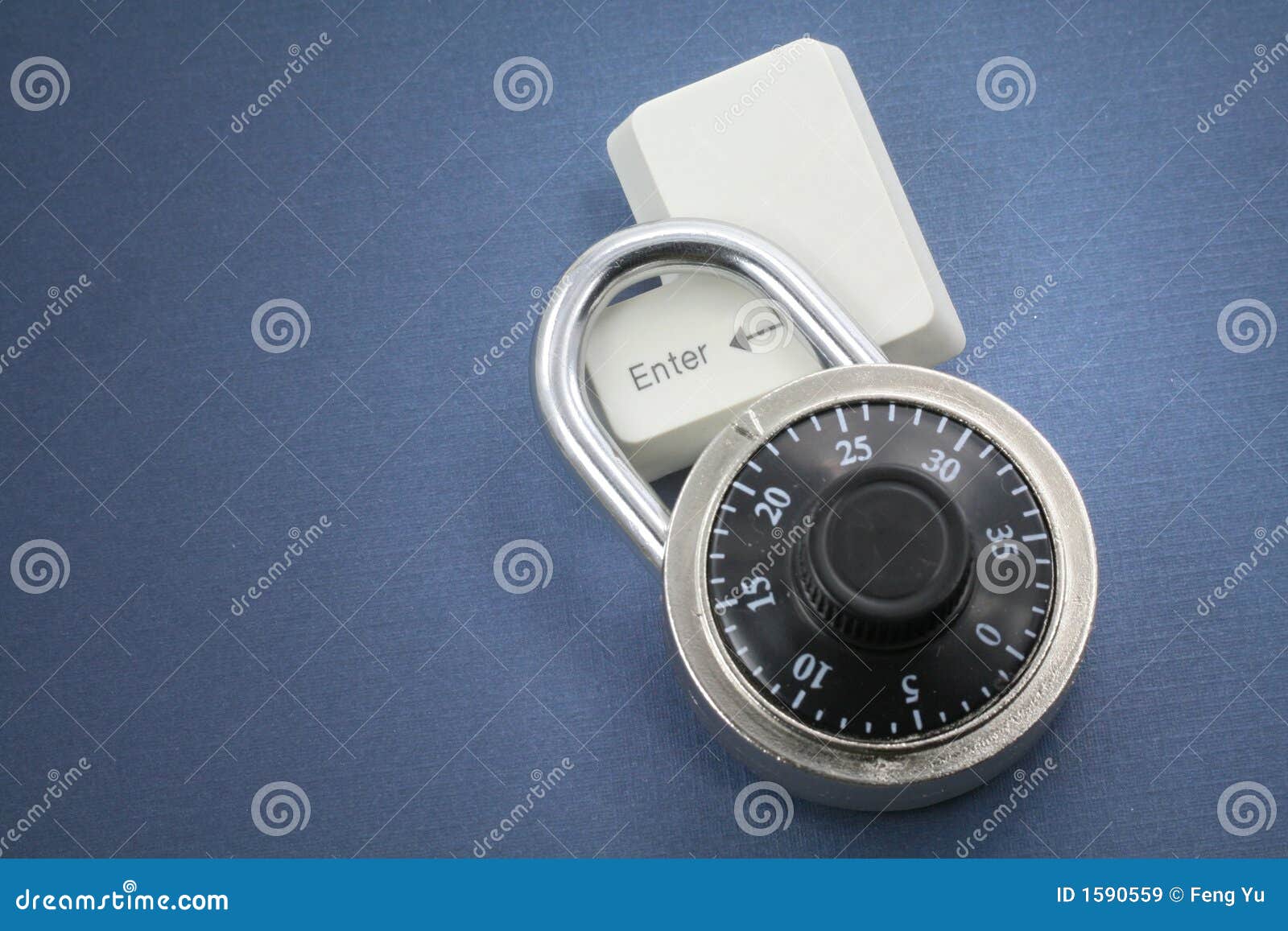 Lock and a enter key stock image. Image of locked, office - 1590559