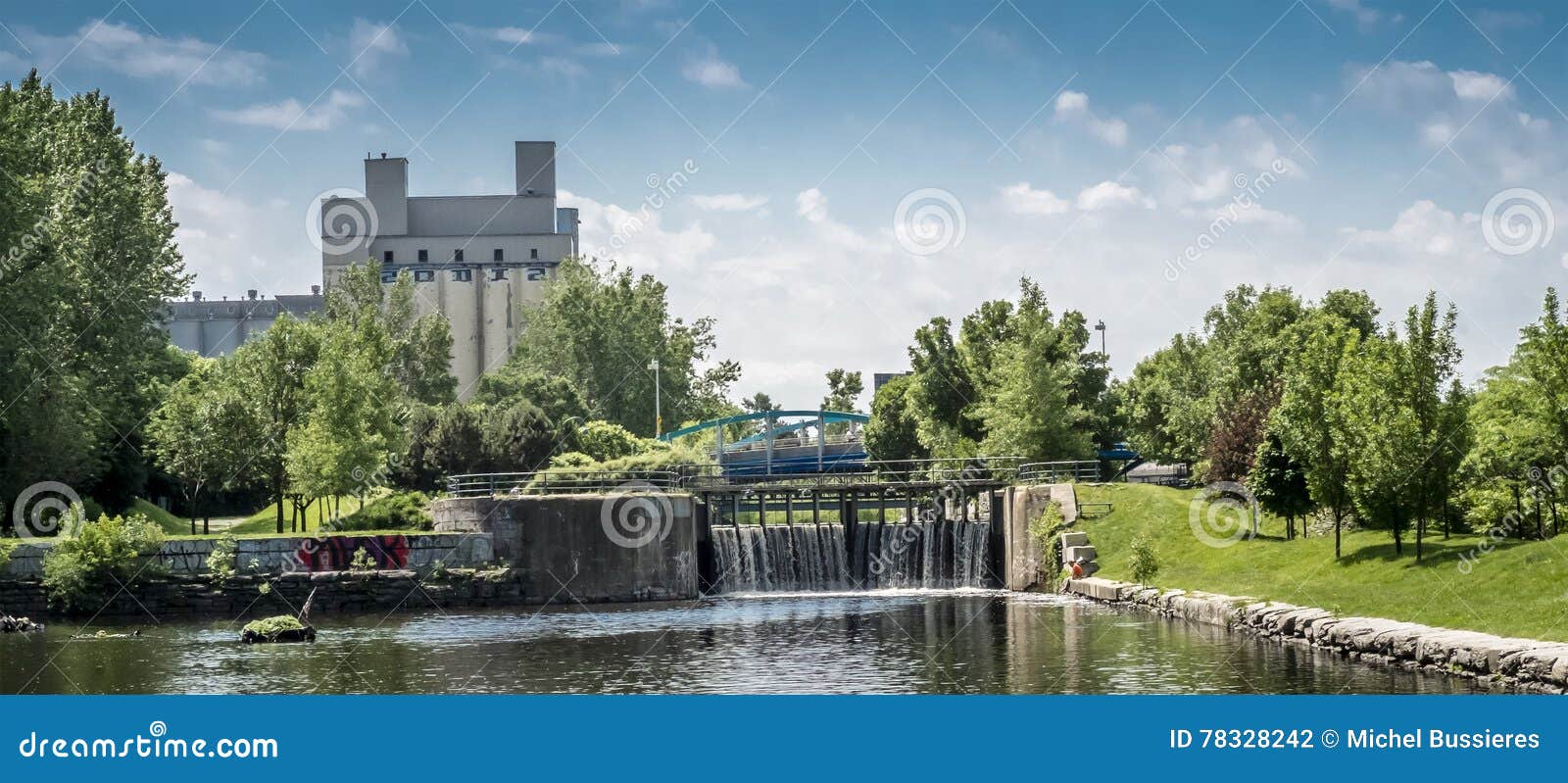Lock Gate in Montreal Old Port Editorial Photography - Image of quebec ...