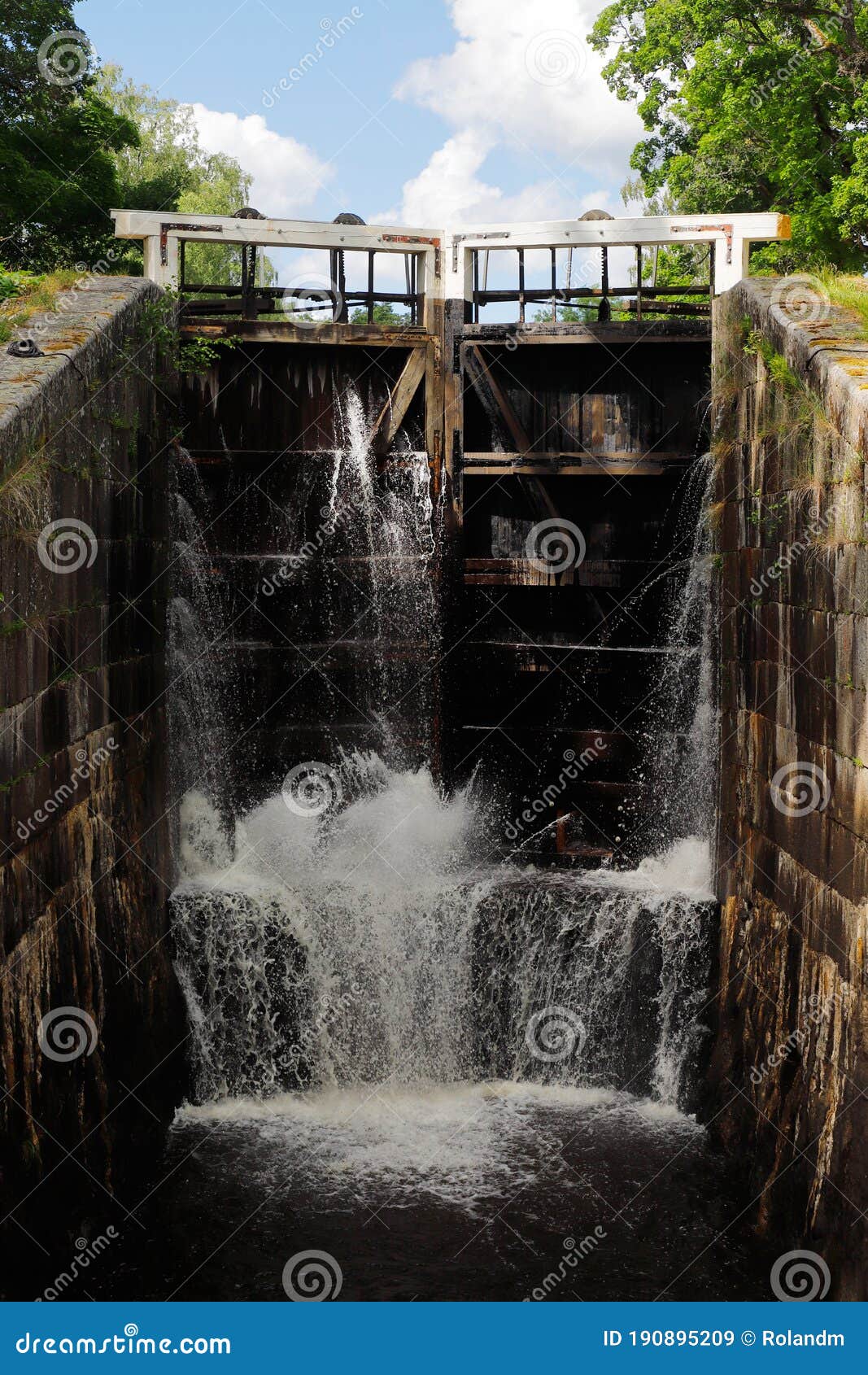 Lock gates stock image. Image of outdoors, gates, lock - 190895209