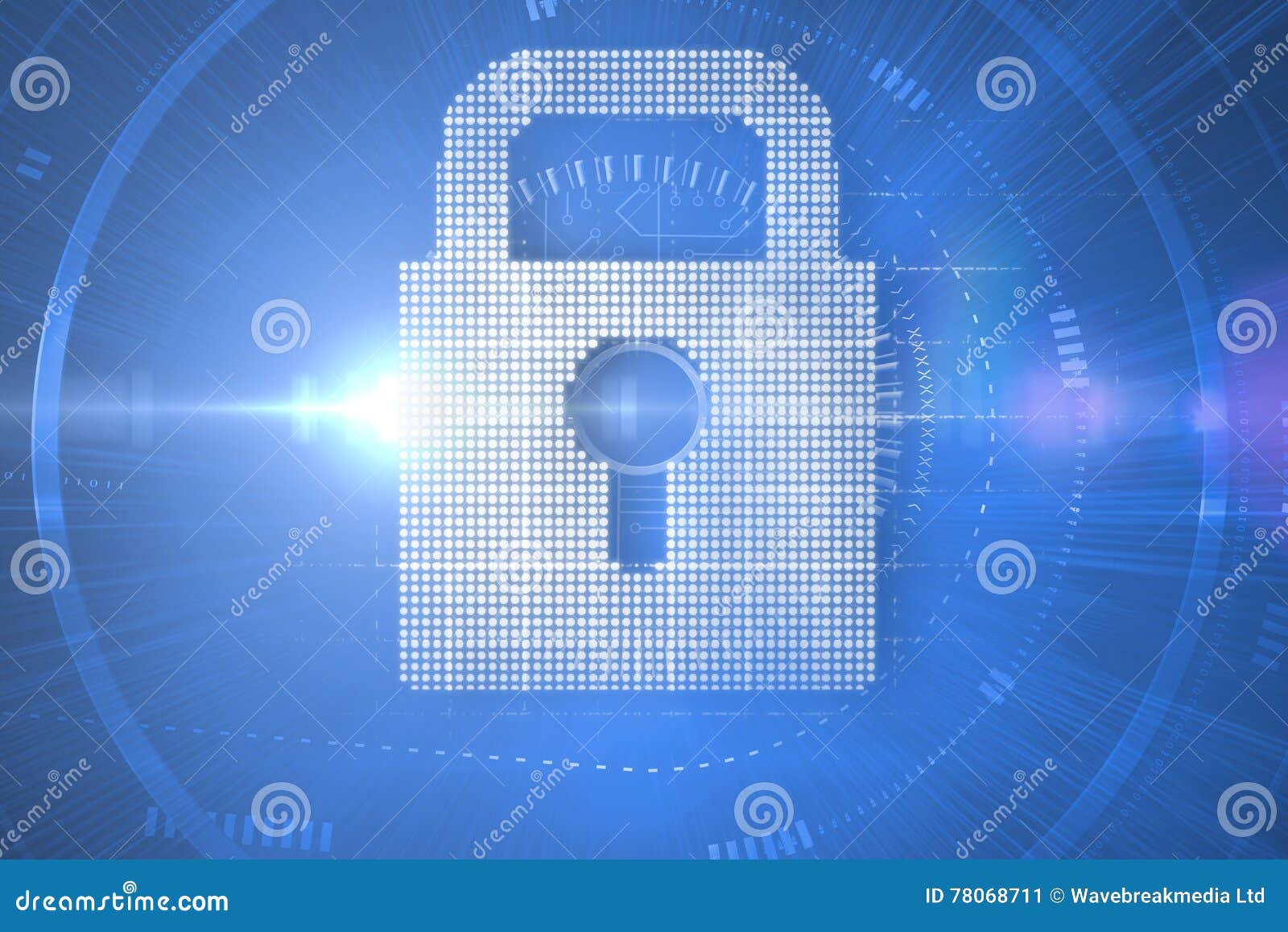 Lock graphic stock illustration. Illustration of interface - 78068711