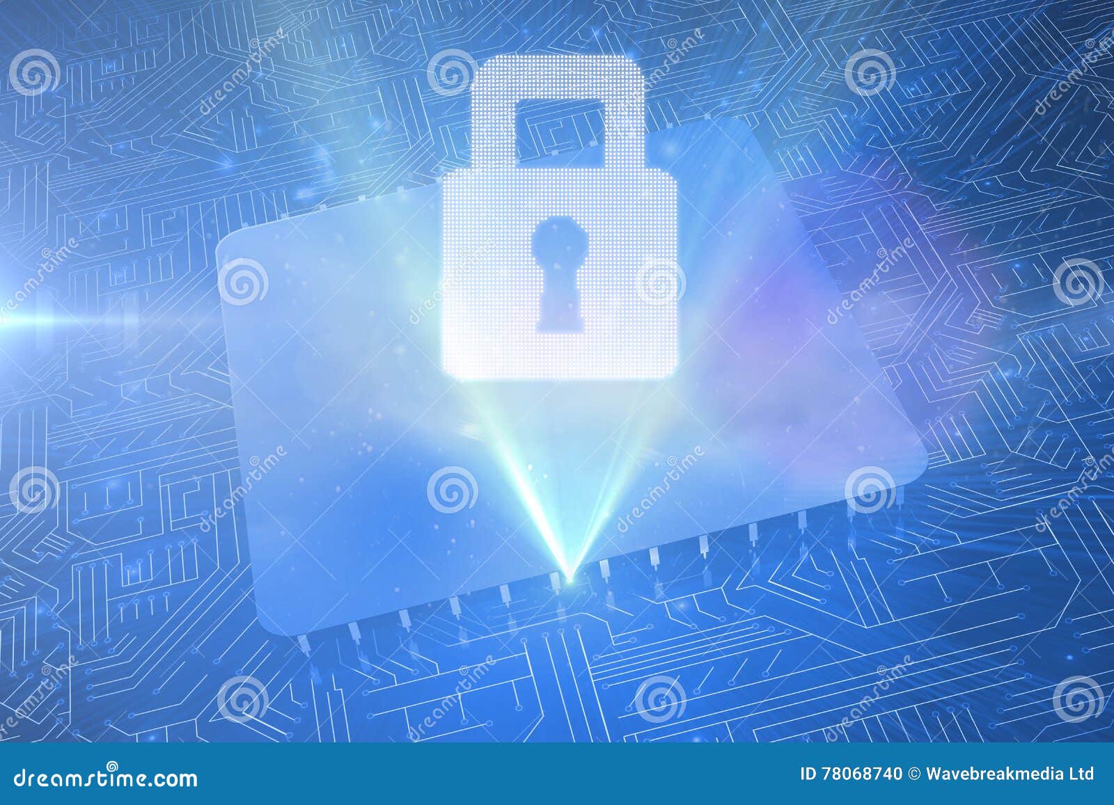 Lock graphic stock illustration. Illustration of generated - 78068740