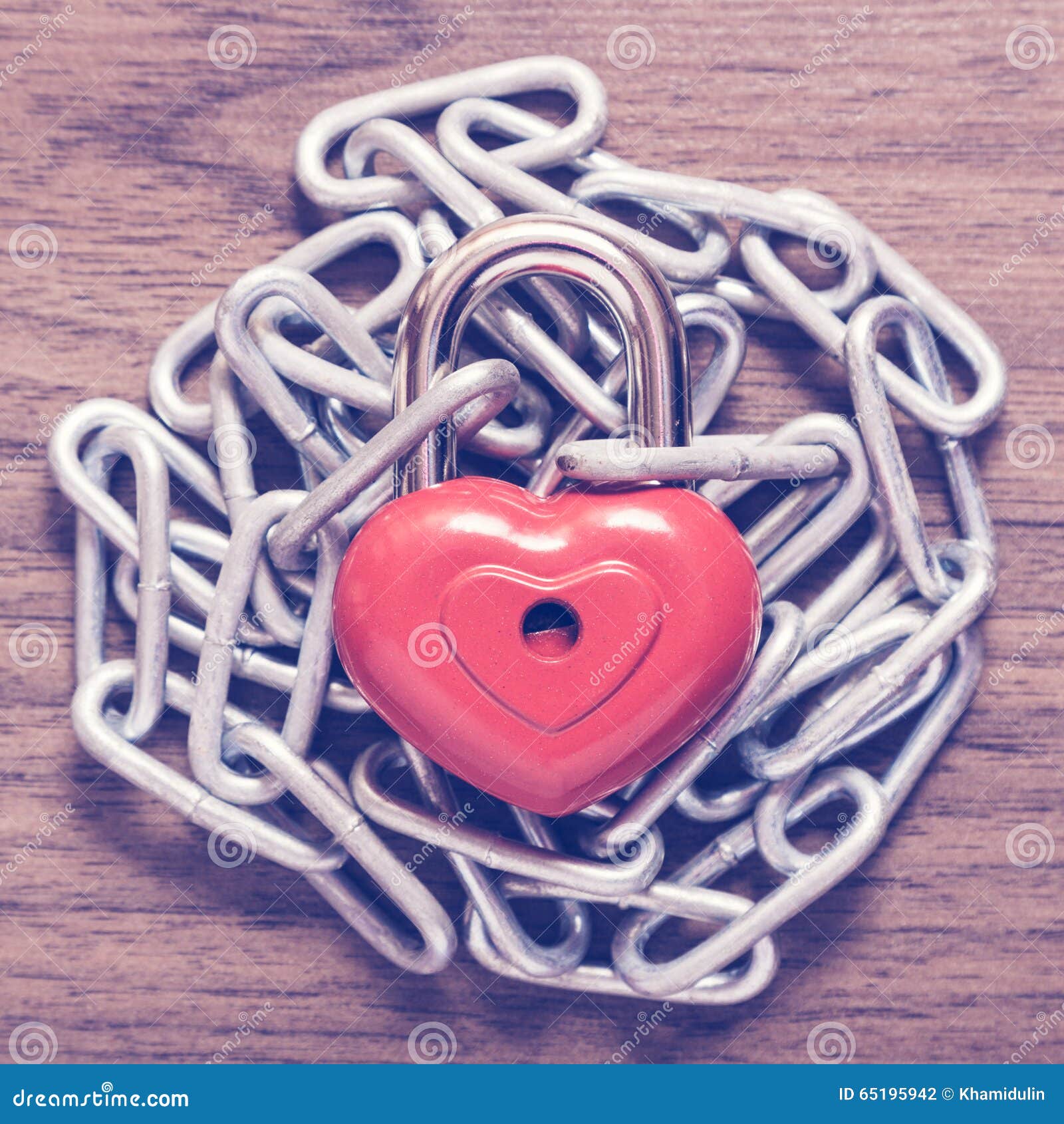 Lock heart with chain stock photo. Image of modern, love - 65195942