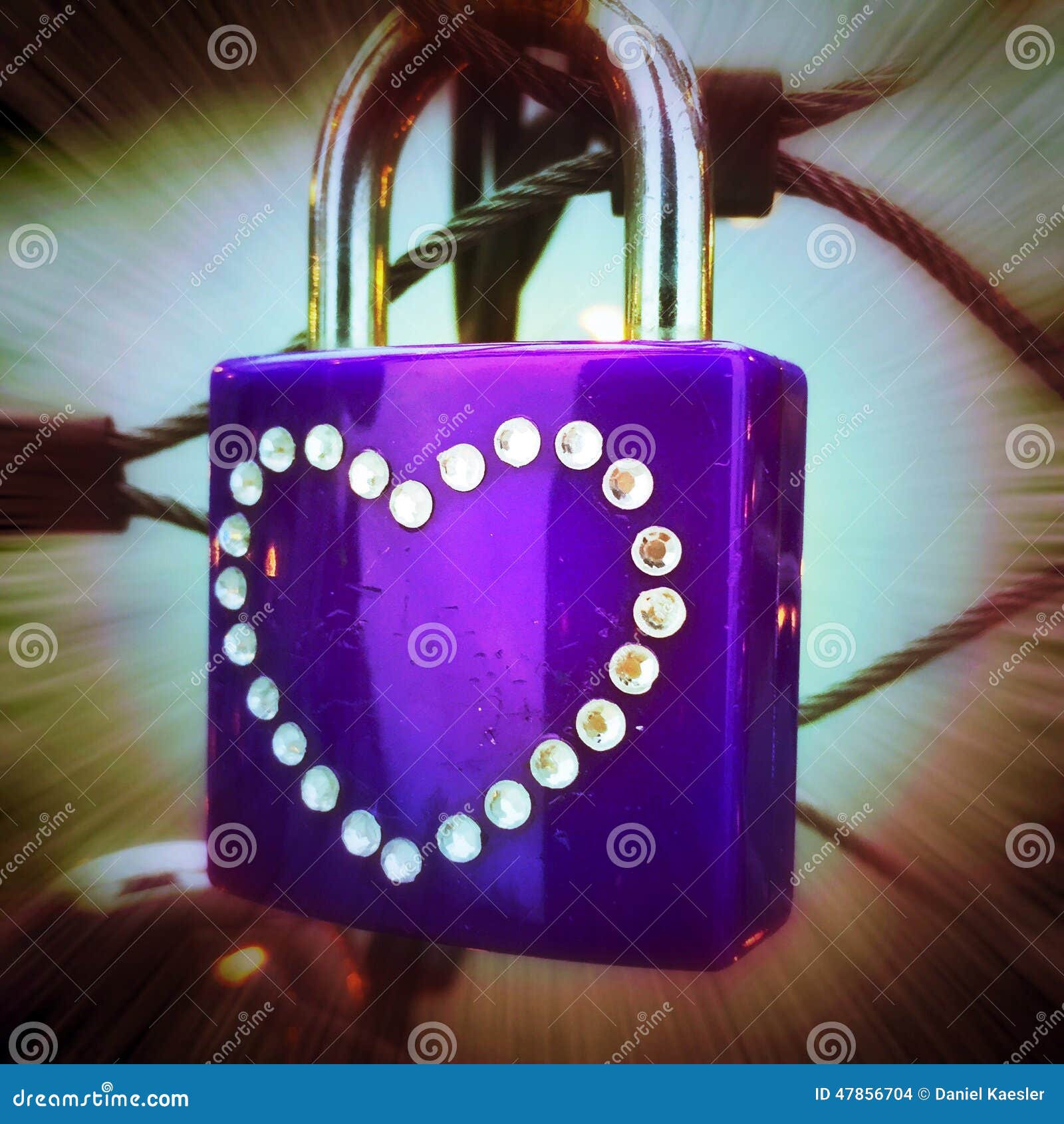 Lock with heart symbol stock photo. Image of relationship - 47856704