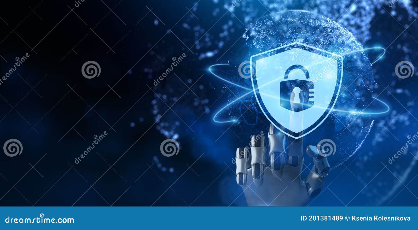 Computer Security Lock Logo