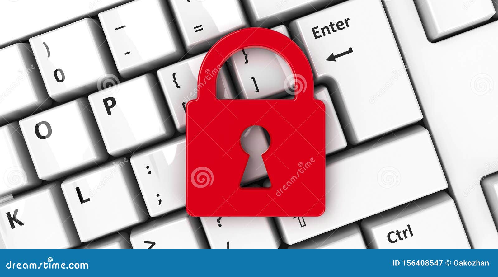 Lock icon on keyboard #2 stock illustration. Illustration of allowed ...