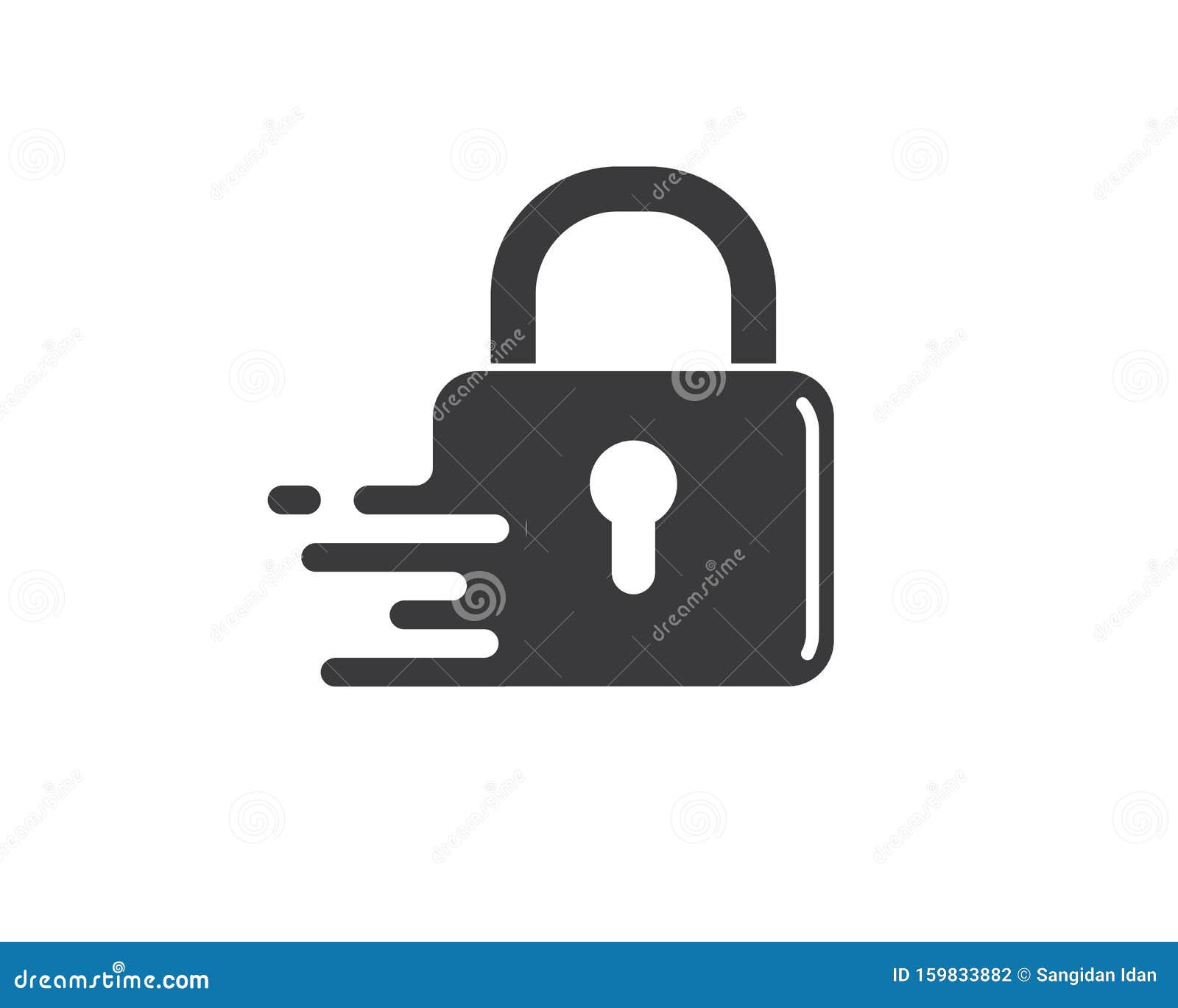 Lock Icon Logo Vector Template Stock Vector - Illustration of symbol ...