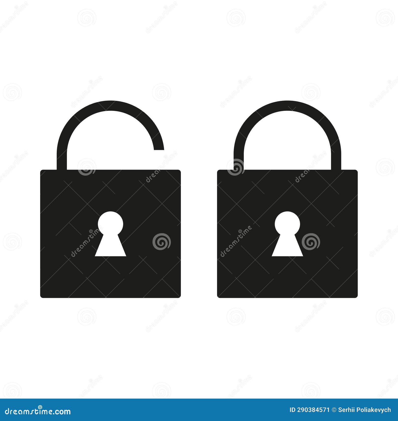 Lock Icon. Security Symbol for Your Web Site Design. Vector ...