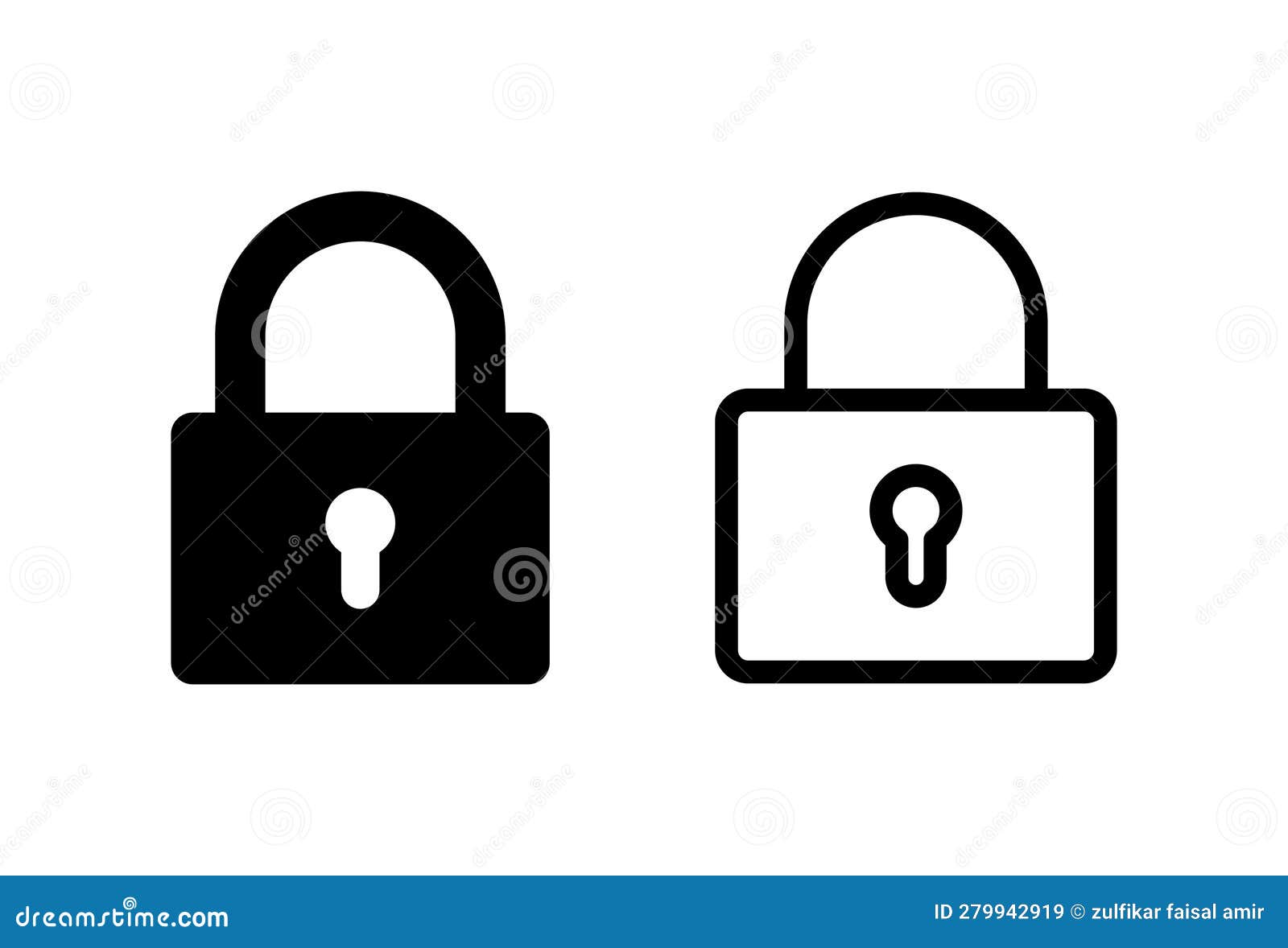 Lock Icon . Padlock Icon Vector. Encryption Icon. Security Symbol Stock ...