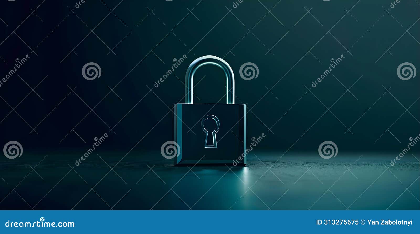 A Lock Icon Symbolizing Data Protection and Cyber Security Measures ...