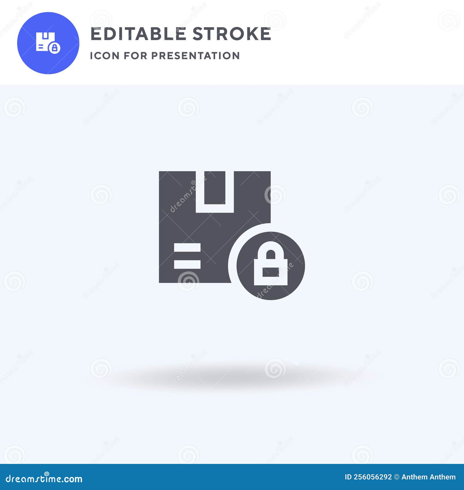 Lock Icon Vector, Filled Flat Sign, Solid Pictogram Isolated on White ...