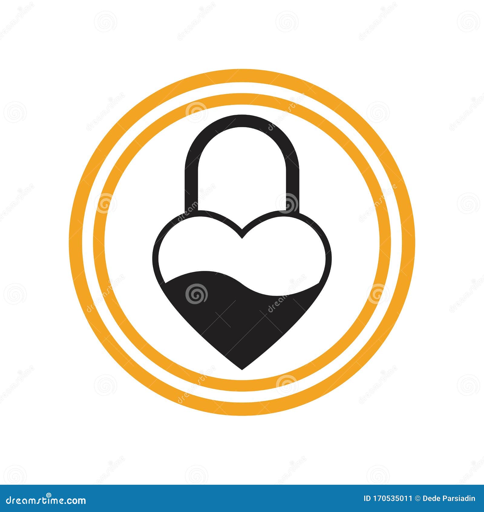 Lock Icon Vector Illustration Design Template Stock Vector ...