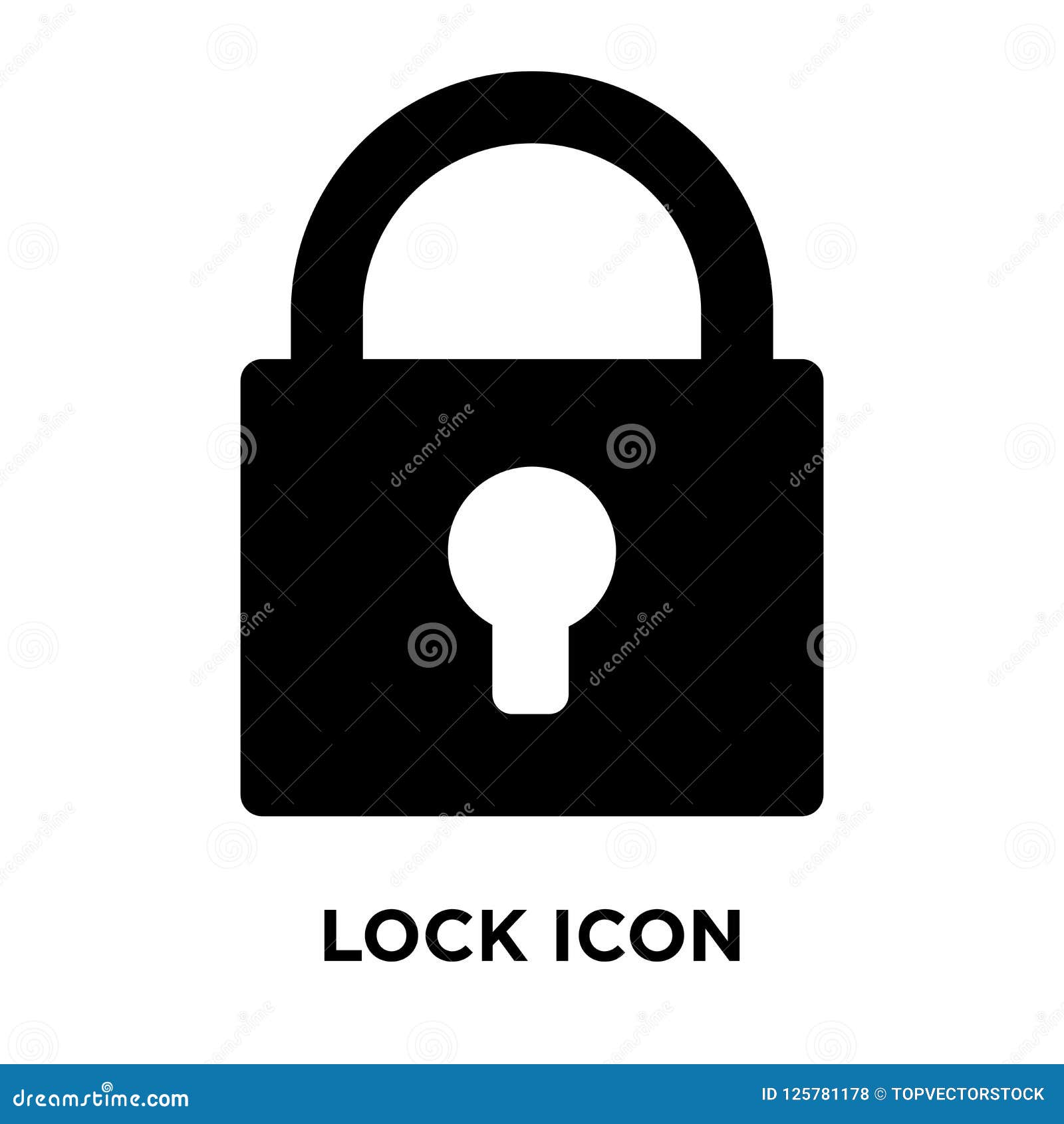 Lock Icon, Encryption Symbol, Vector Logo Illustration, Pictogram ...