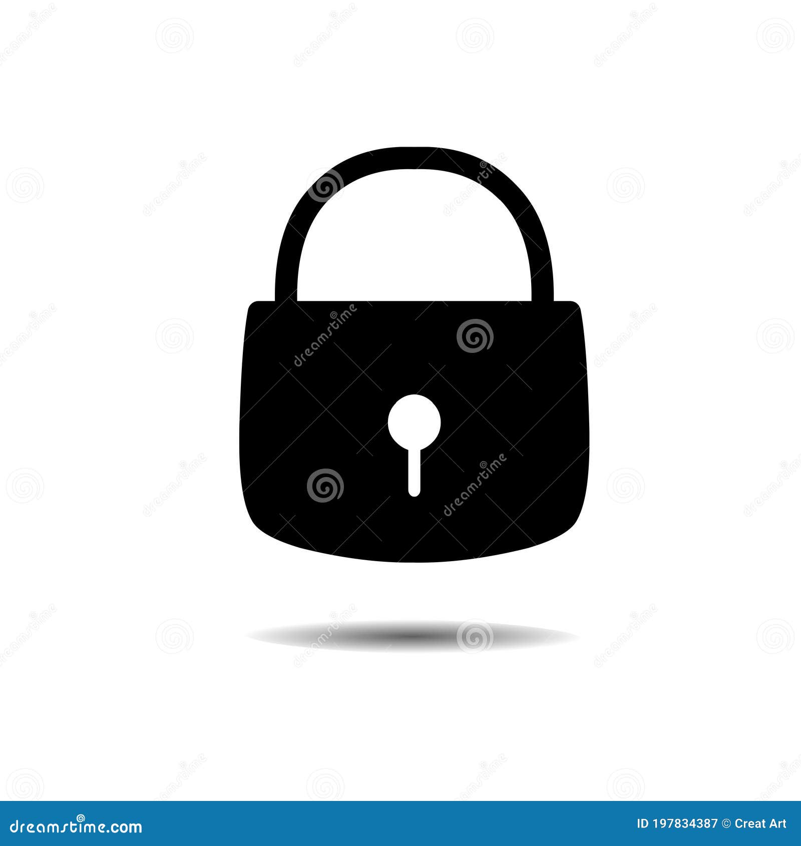 Lock Icon Vector Lock Logo Isolated Stock Vector - Illustration of ...