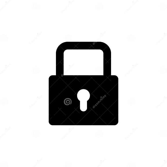 Lock Icon . Padlock Icon Vector. Encryption Icon. Security Symbol Stock ...