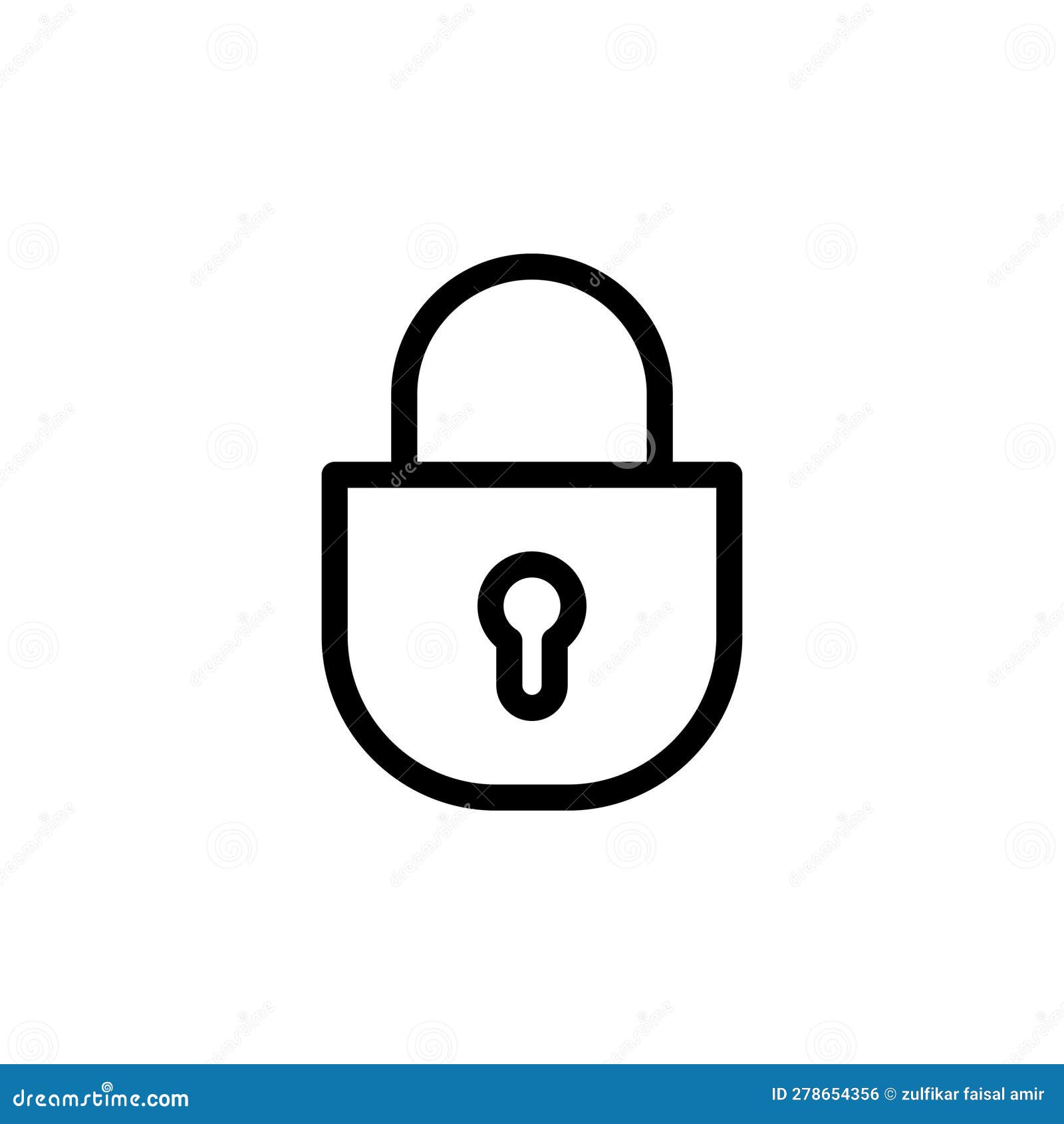 Lock Icon . Padlock Icon Vector. Encryption Icon. Security Symbol Stock ...