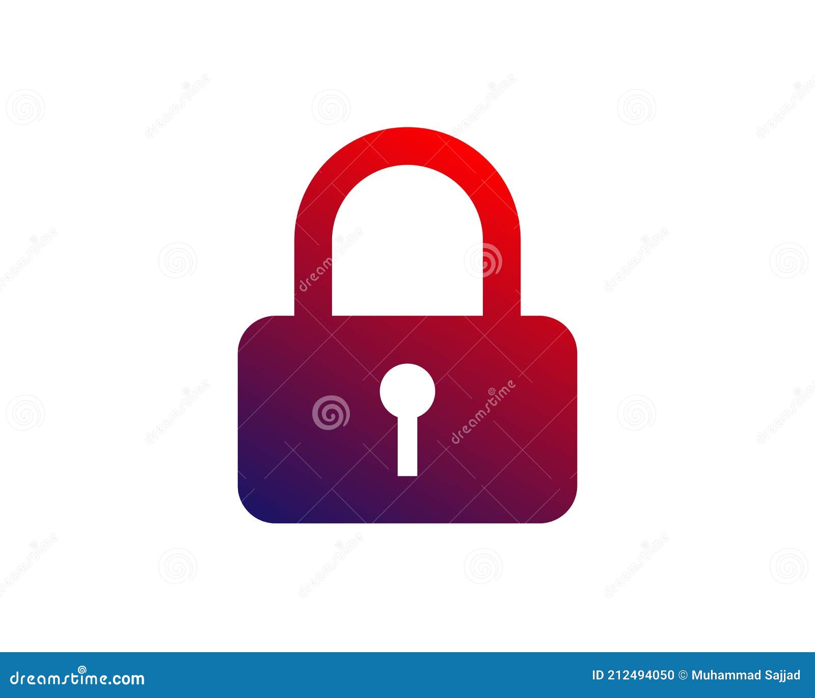 Lock Icon - Vector Safe Security Symbol Stock Vector - Illustration of ...