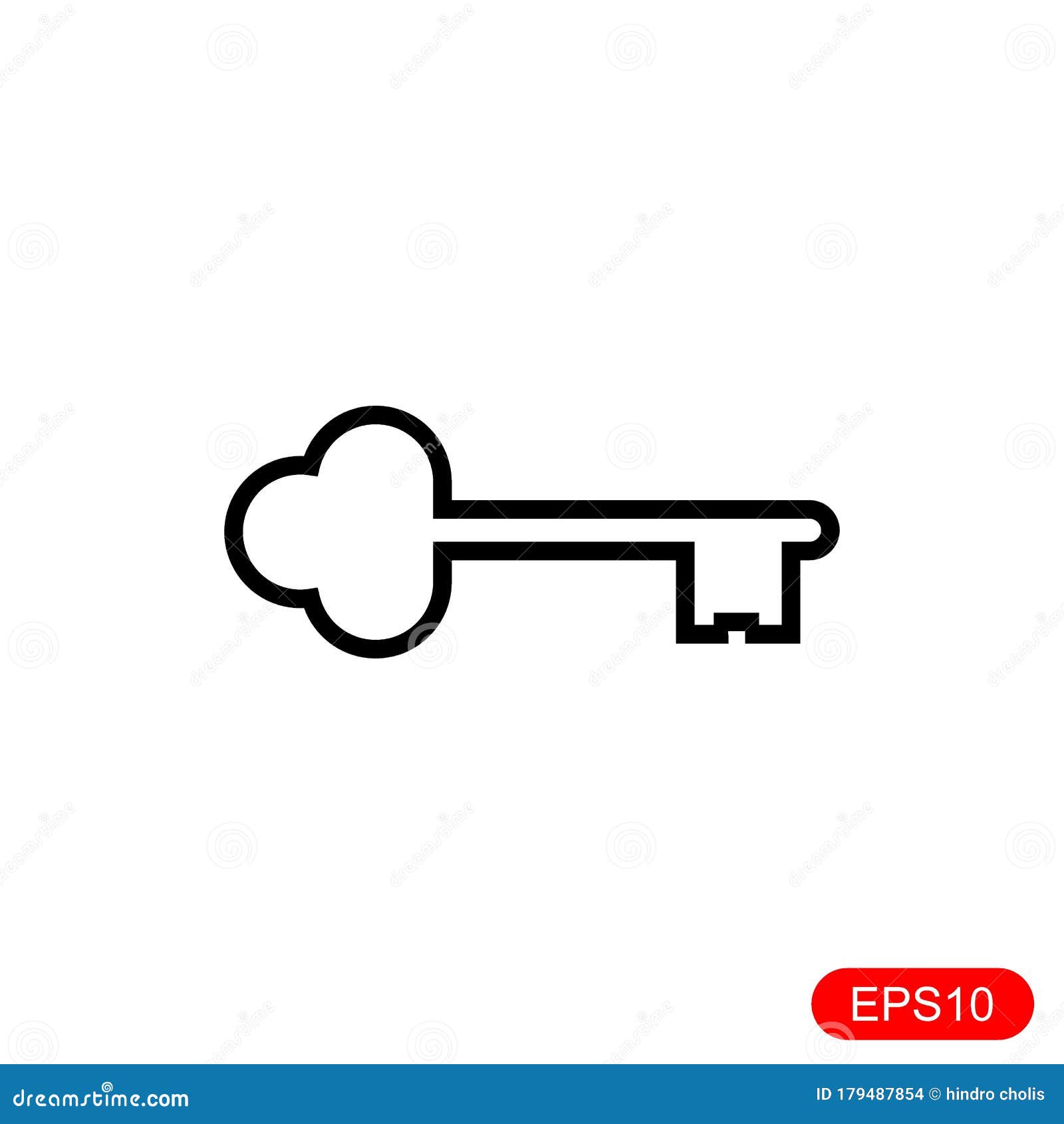 Lock Icon with White Background. Vector Design Stock Vector ...