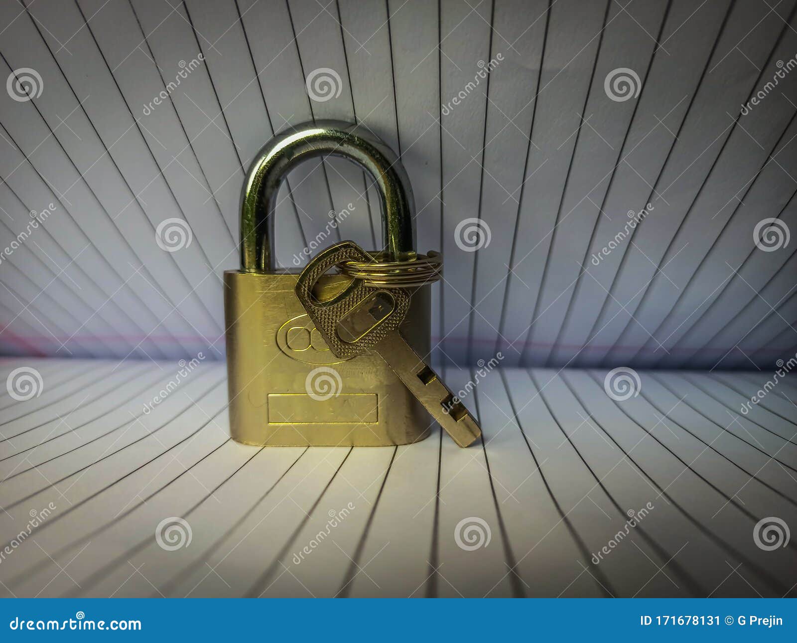 A lock and its key stock image. Image of security, lock - 171678131