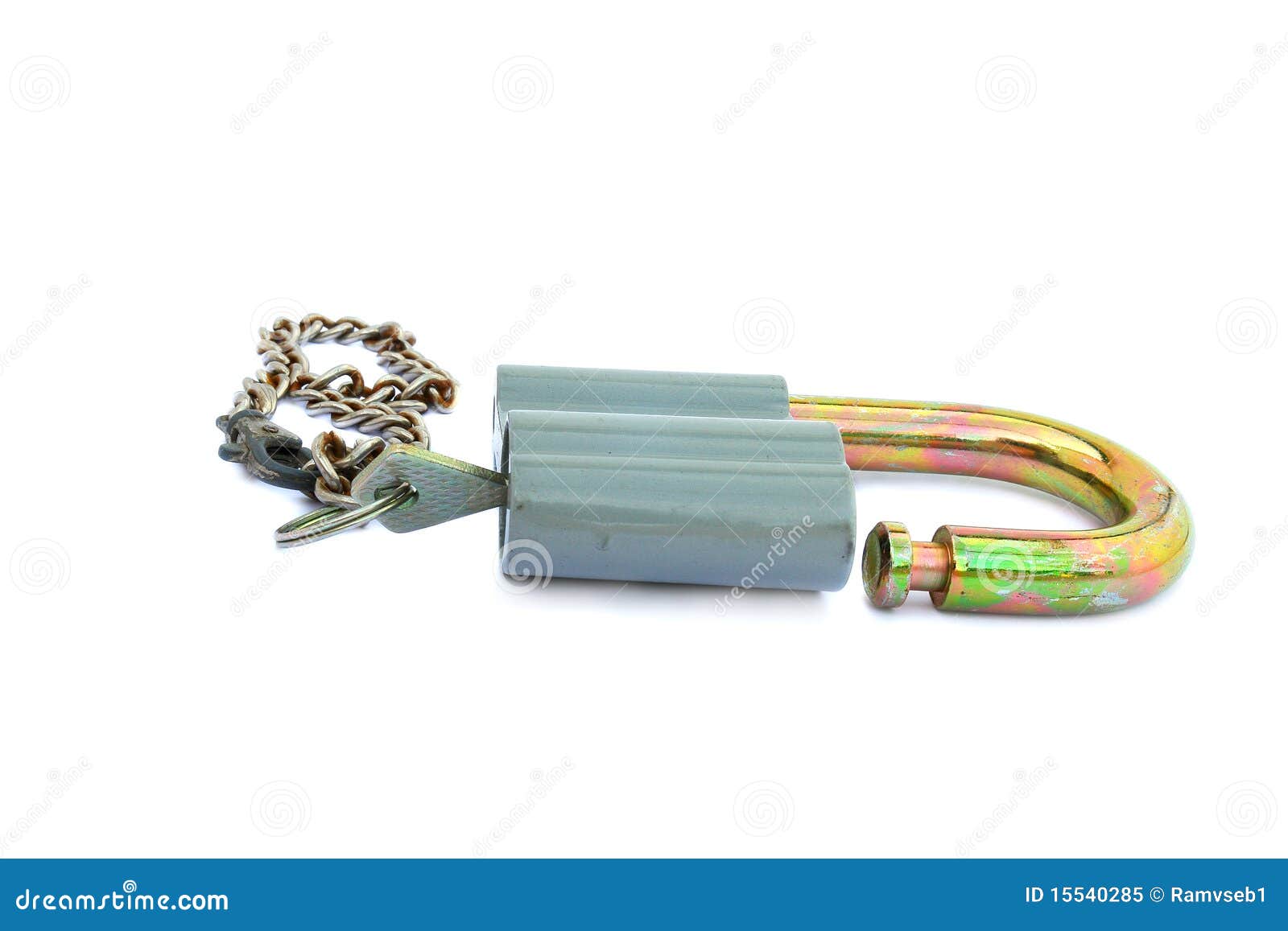 Lock with Key stock image. Image of guard, link, safeguard - 15540285