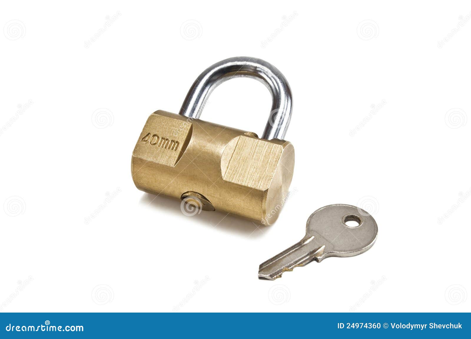 Lock and key stock photo. Image of brass, objects, concepts - 24974360