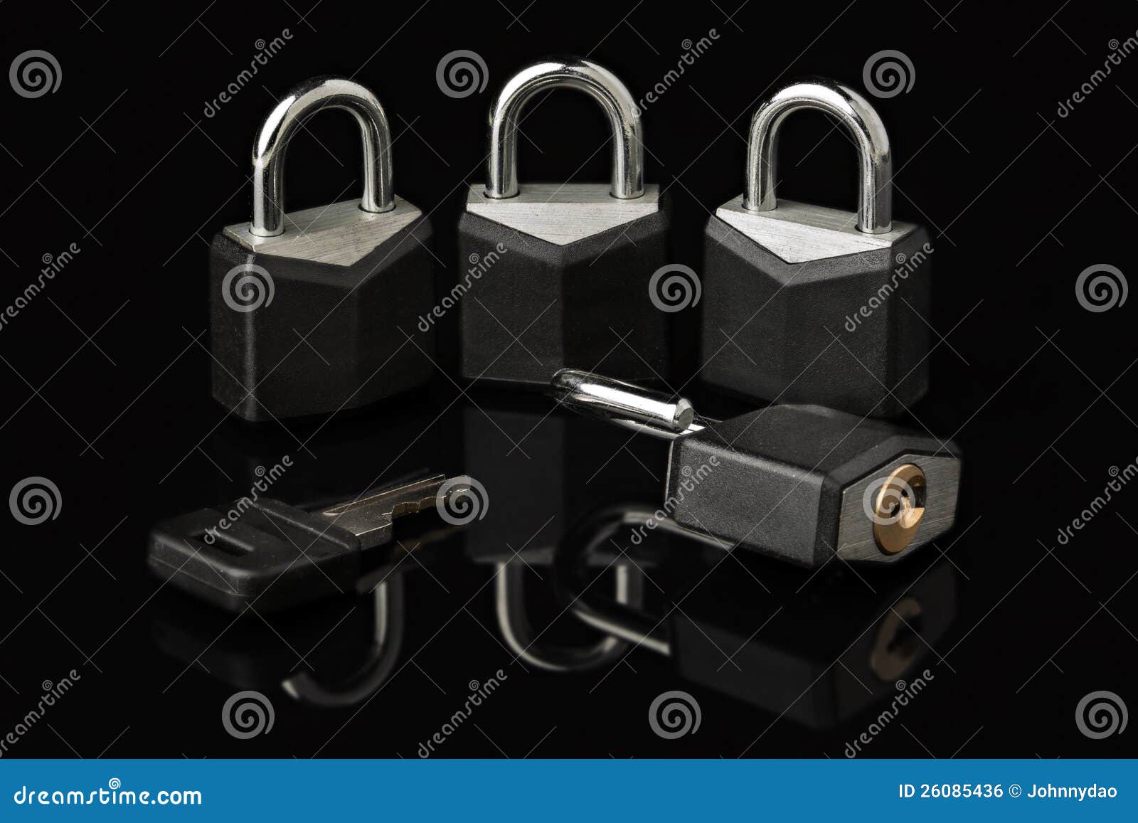 Lock and key stock photo. Image of safety, padlock, security - 26085436