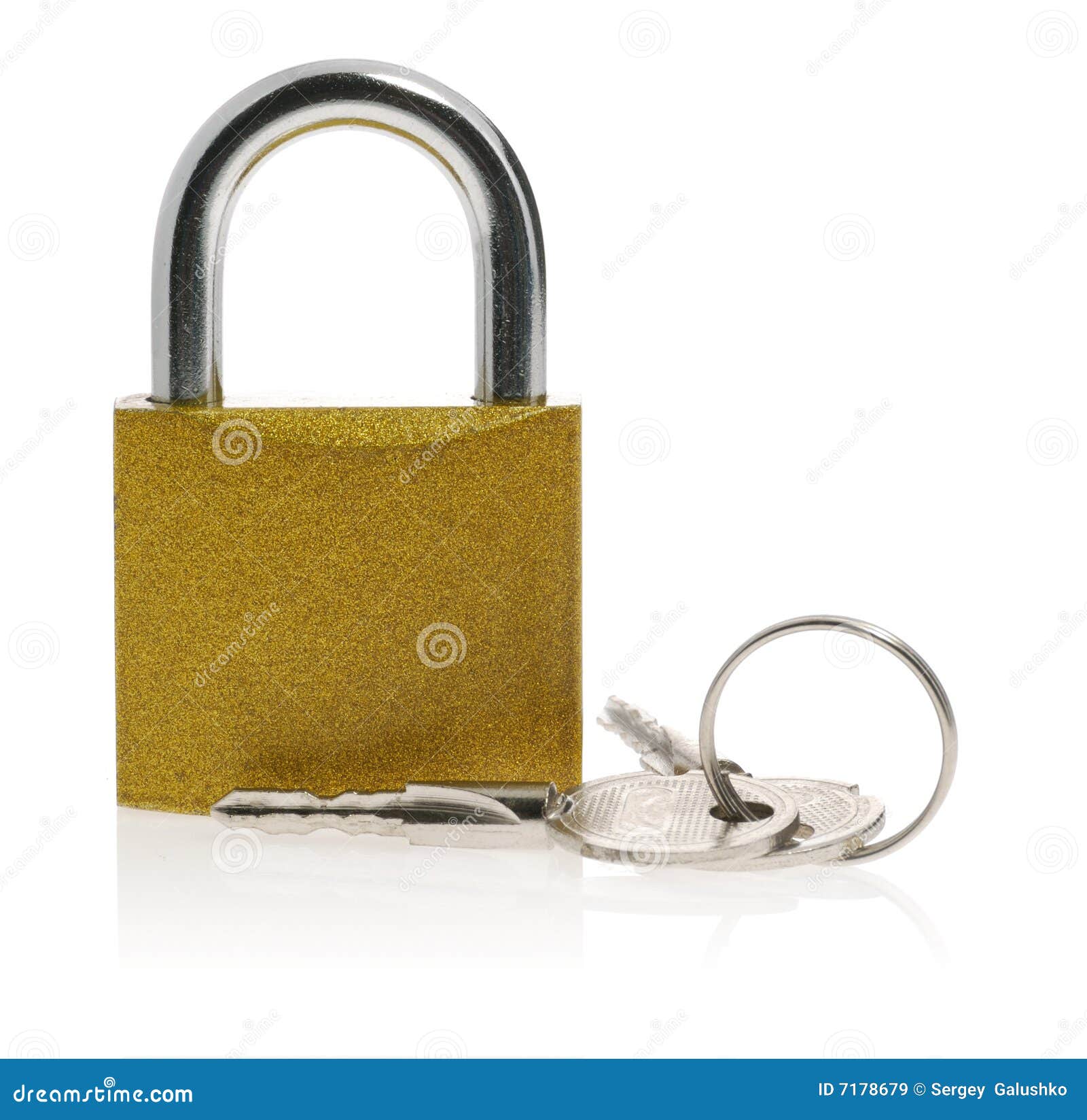 Lock and key stock image. Image of closed, safety, macro - 7178679