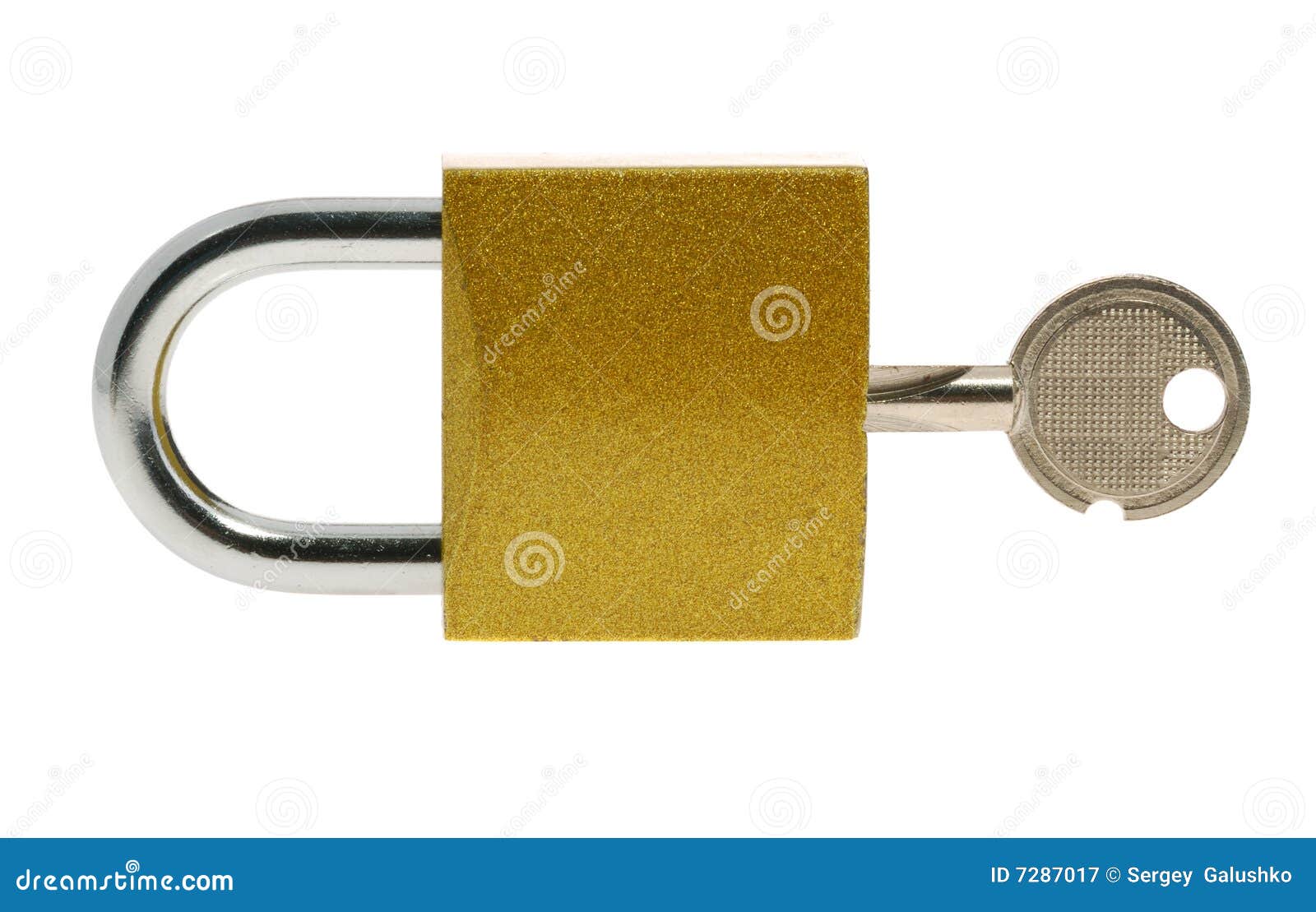 Lock and key stock image. Image of safety, objects, chrome - 7287017