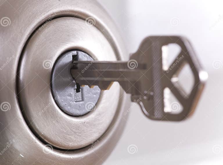 Lock and key stock photo. Image of safe, safety, metallic - 7616394