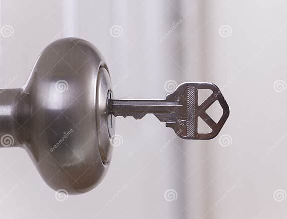 Lock and key stock image. Image of knob, entrance, safety - 8089331
