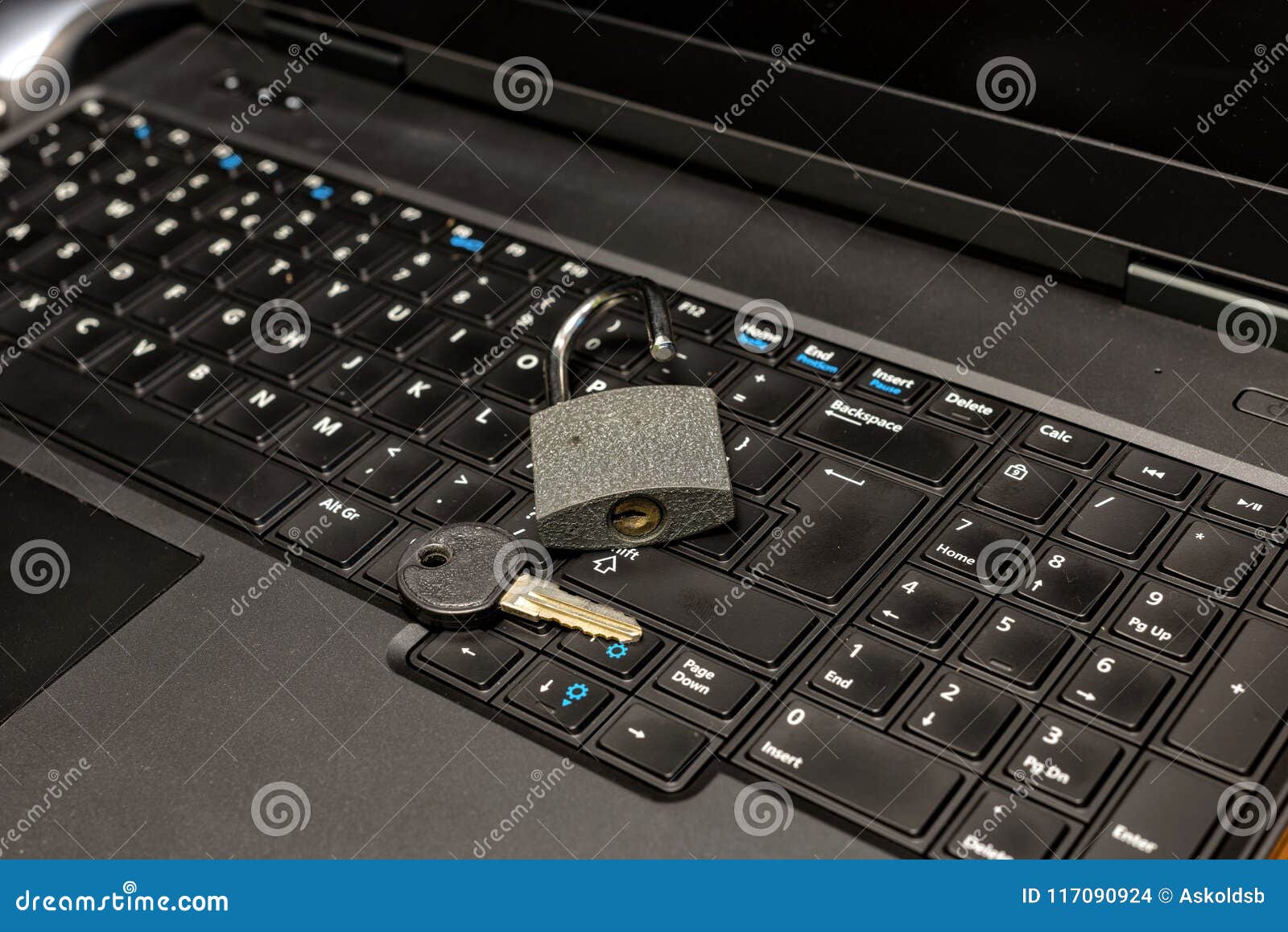 Lock and Key As Symbol for Privacy and General Data Protection R Stock ...