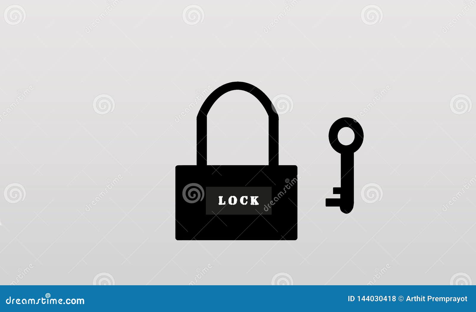 Lock and key, Locked keys stock illustration. Illustration of keys ...