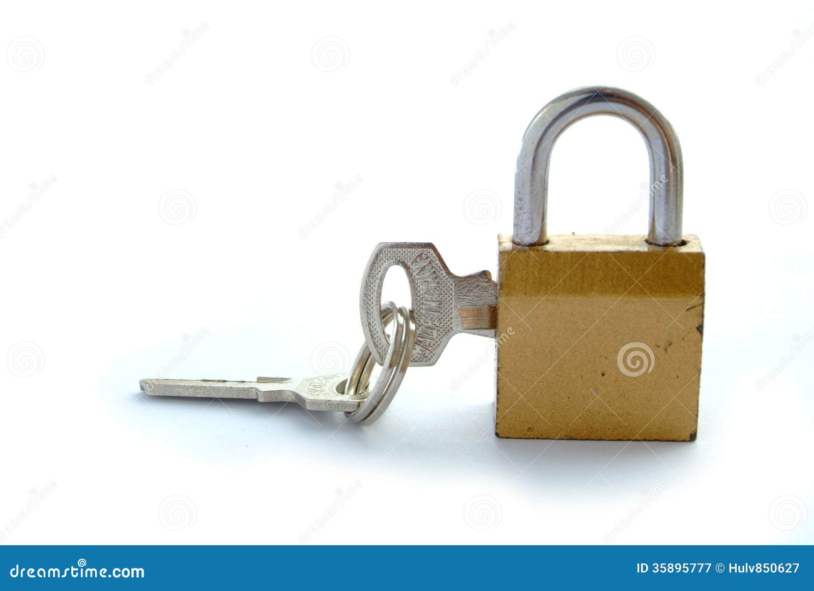Lock and key stock image. Image of business, golden, gate - 35895777