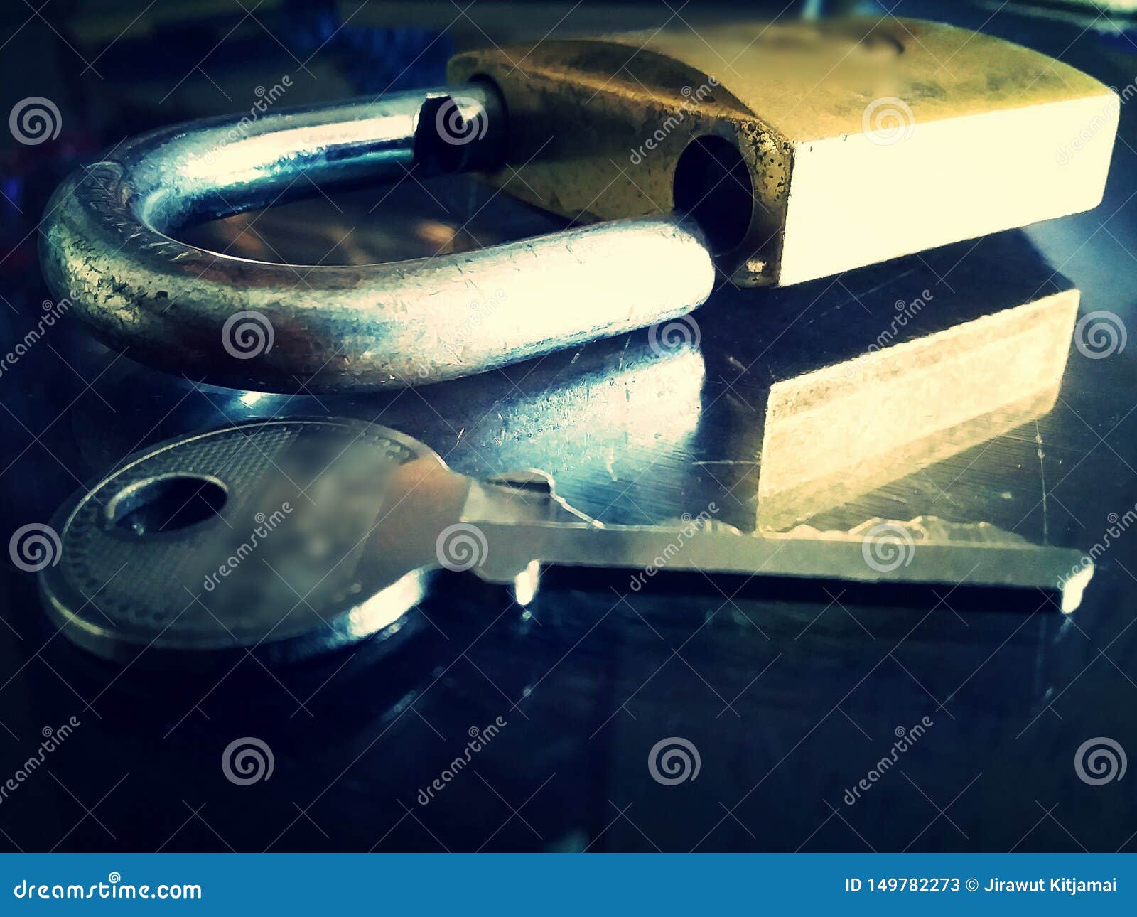 Lock and key for security stock image. Image of public - 149782273