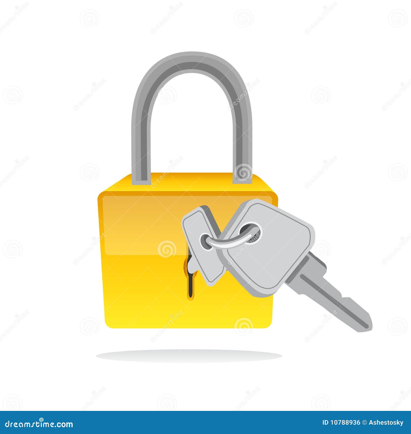 Lock And Key Cartoon