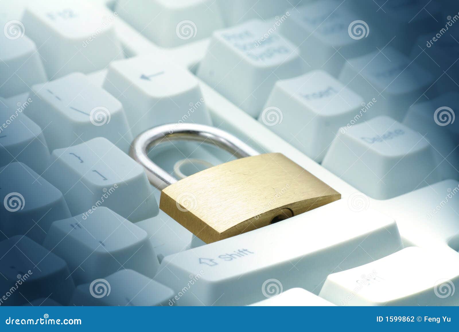 Lock and keyboard stock photo. Image of communicate, stop - 1599862