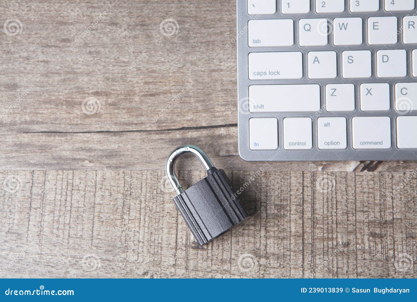 Lock on the Keyboard. Cyber Security Concept Stock Image - Image of ...
