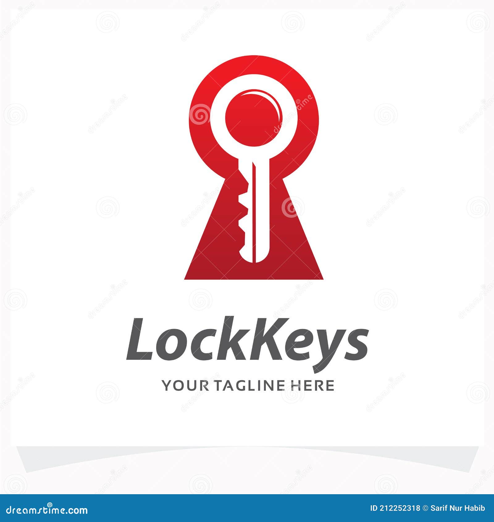 Lock Keys Logo Design Template Stock Vector - Illustration of icon ...